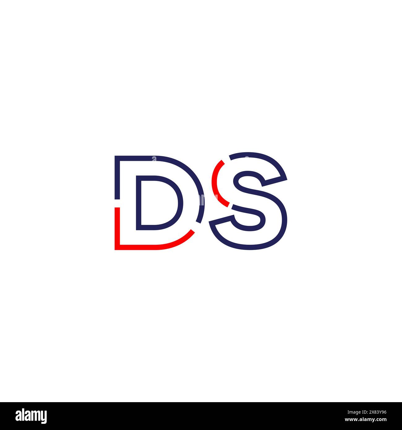 Ds logo concept design hi-res stock photography and images - Alamy