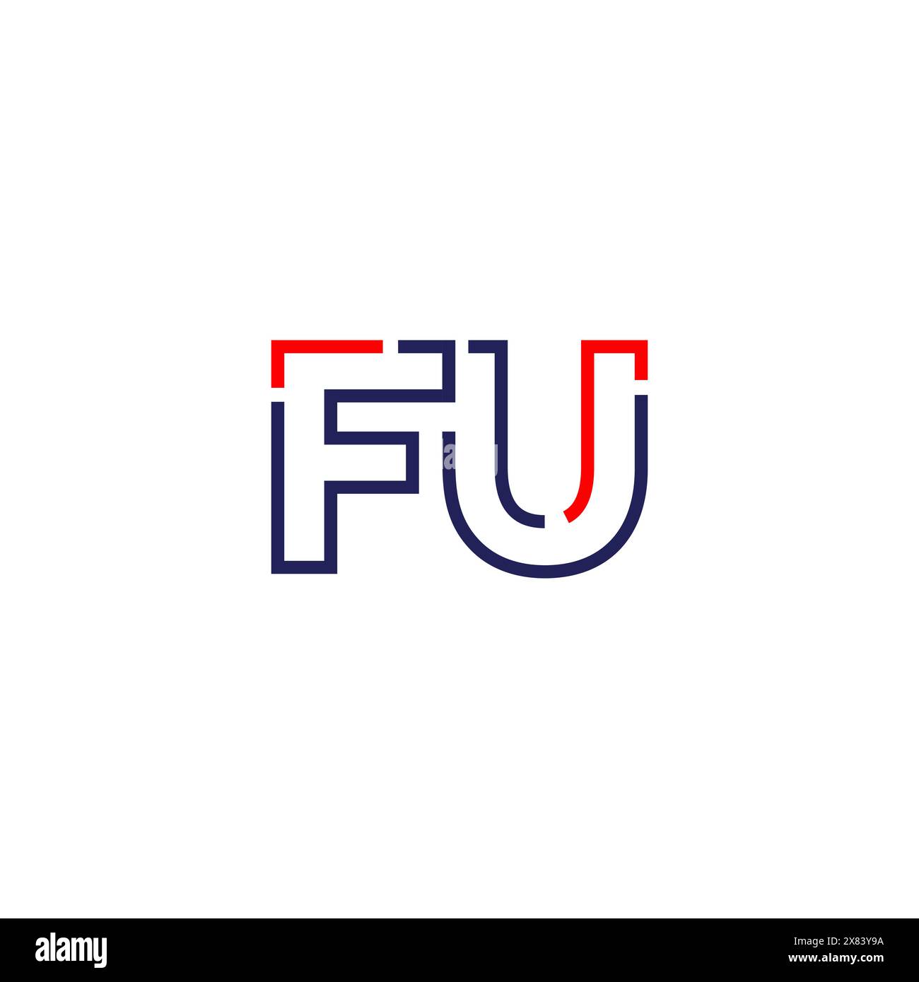 FU tech logo concept design Stock Vector Image & Art - Alamy