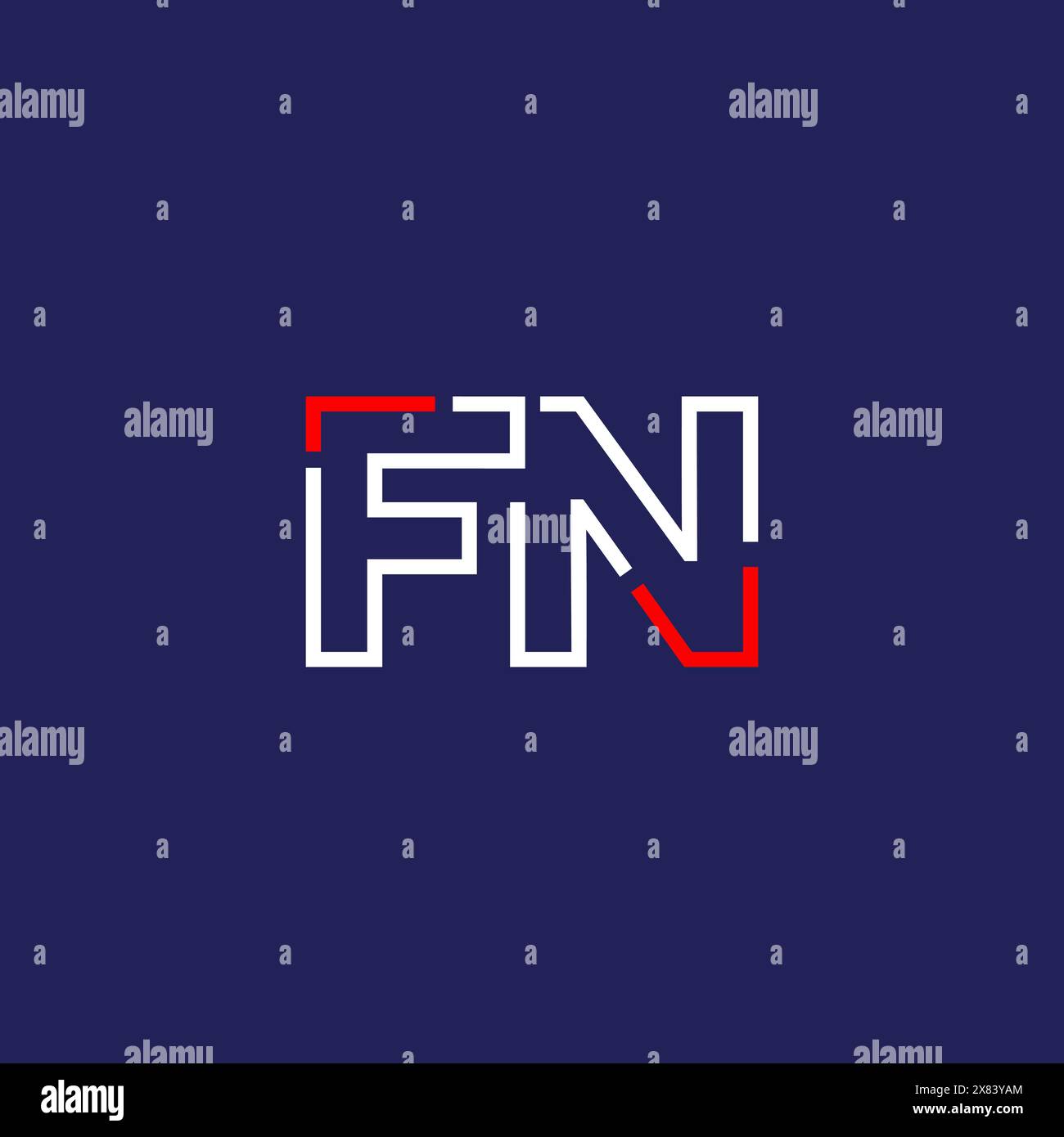 FN tech logo concept design Stock Vector Image & Art - Alamy