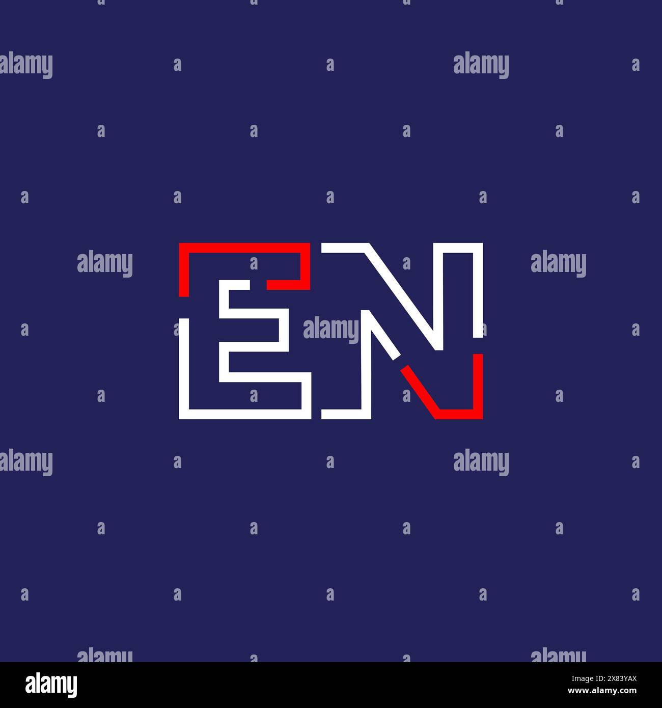 En tech logo Stock Vector Images - Alamy