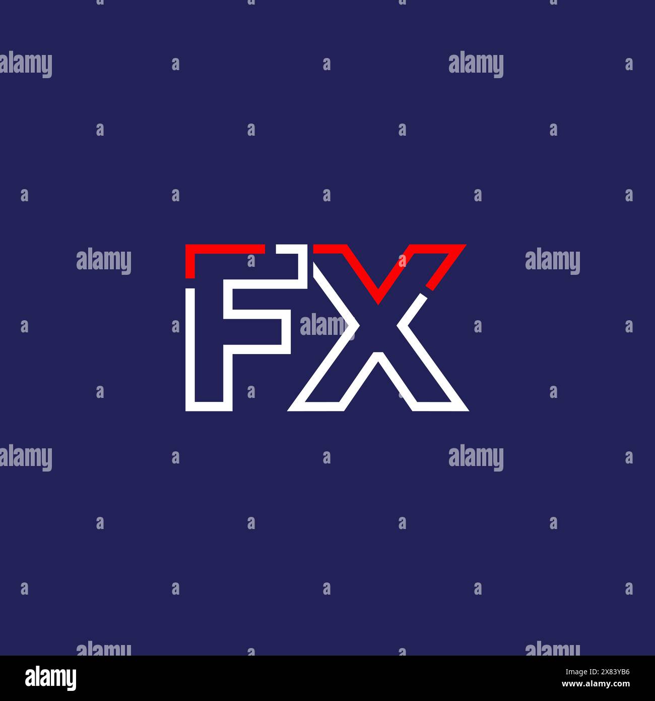 FX tech logo concept design Stock Vector Image & Art - Alamy