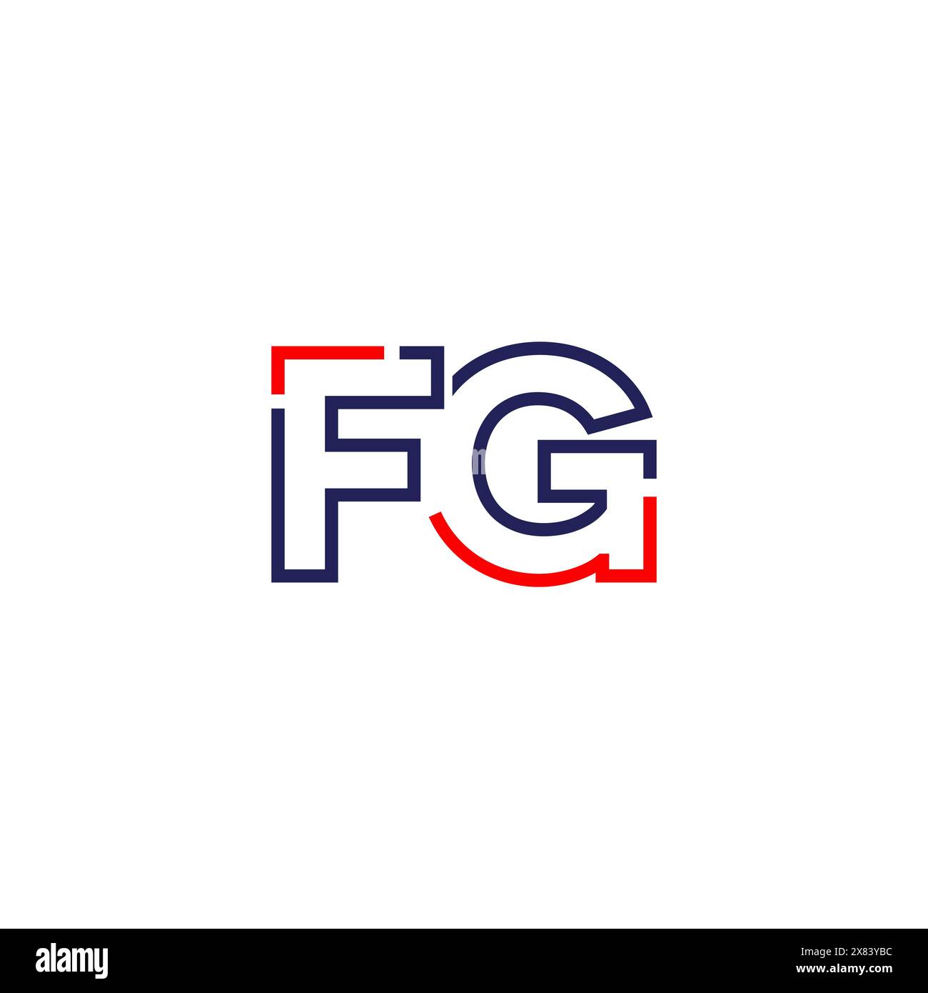 FG tech logo concept design Stock Vector Image & Art - Alamy