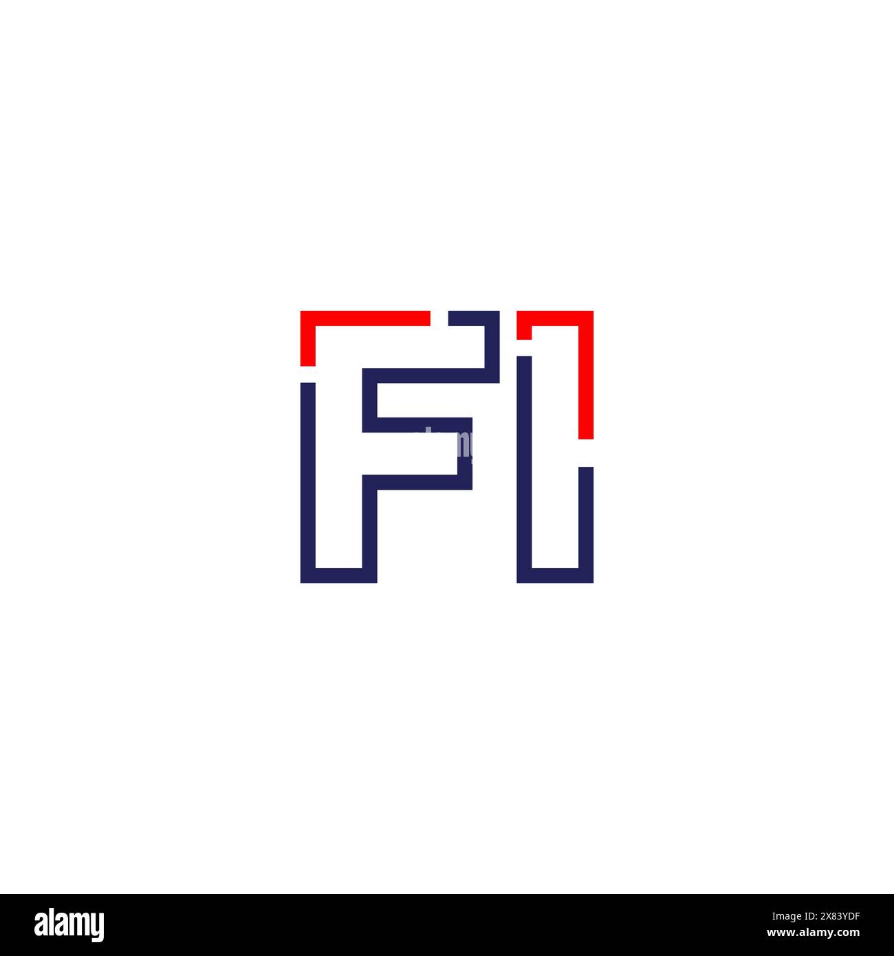 Fi tech logo hi-res stock photography and images - Alamy