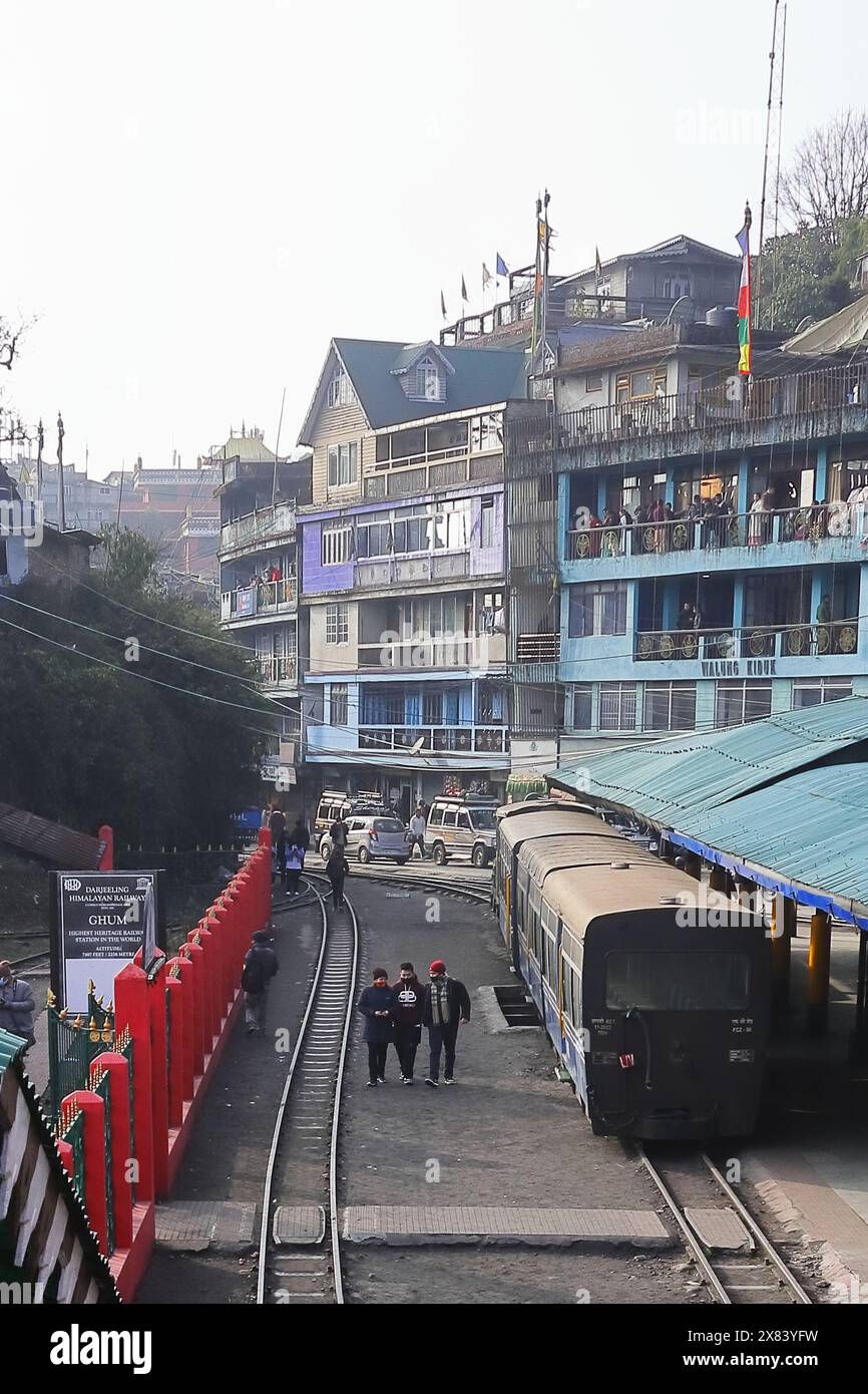 Darjeeling, West Bengal, India - 14th February 2022: Ghum railway ...