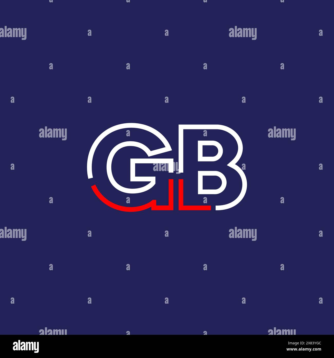 GB tech logo concept design Stock Vector Image & Art - Alamy