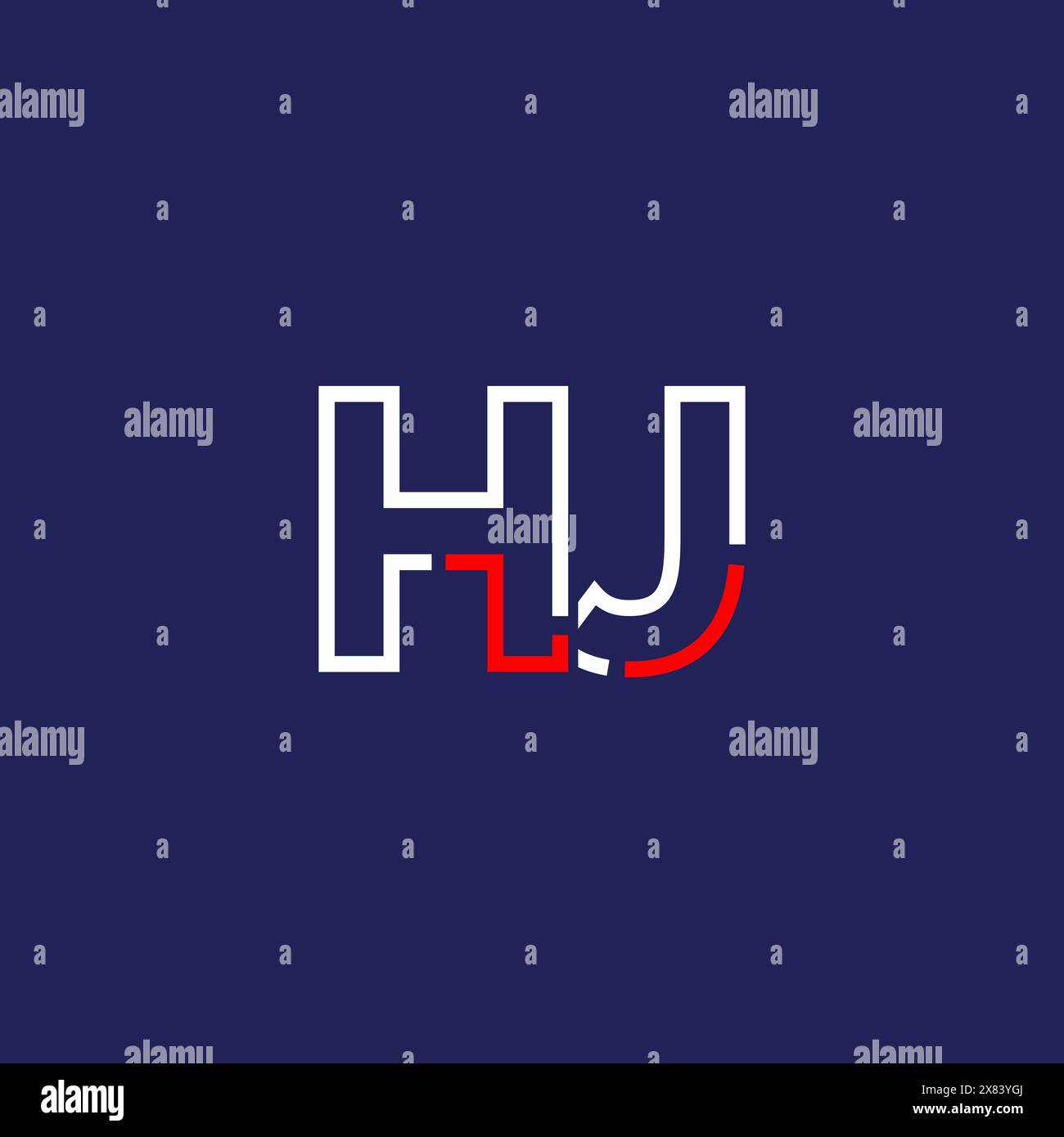 Hj symbol Stock Vector Images - Alamy