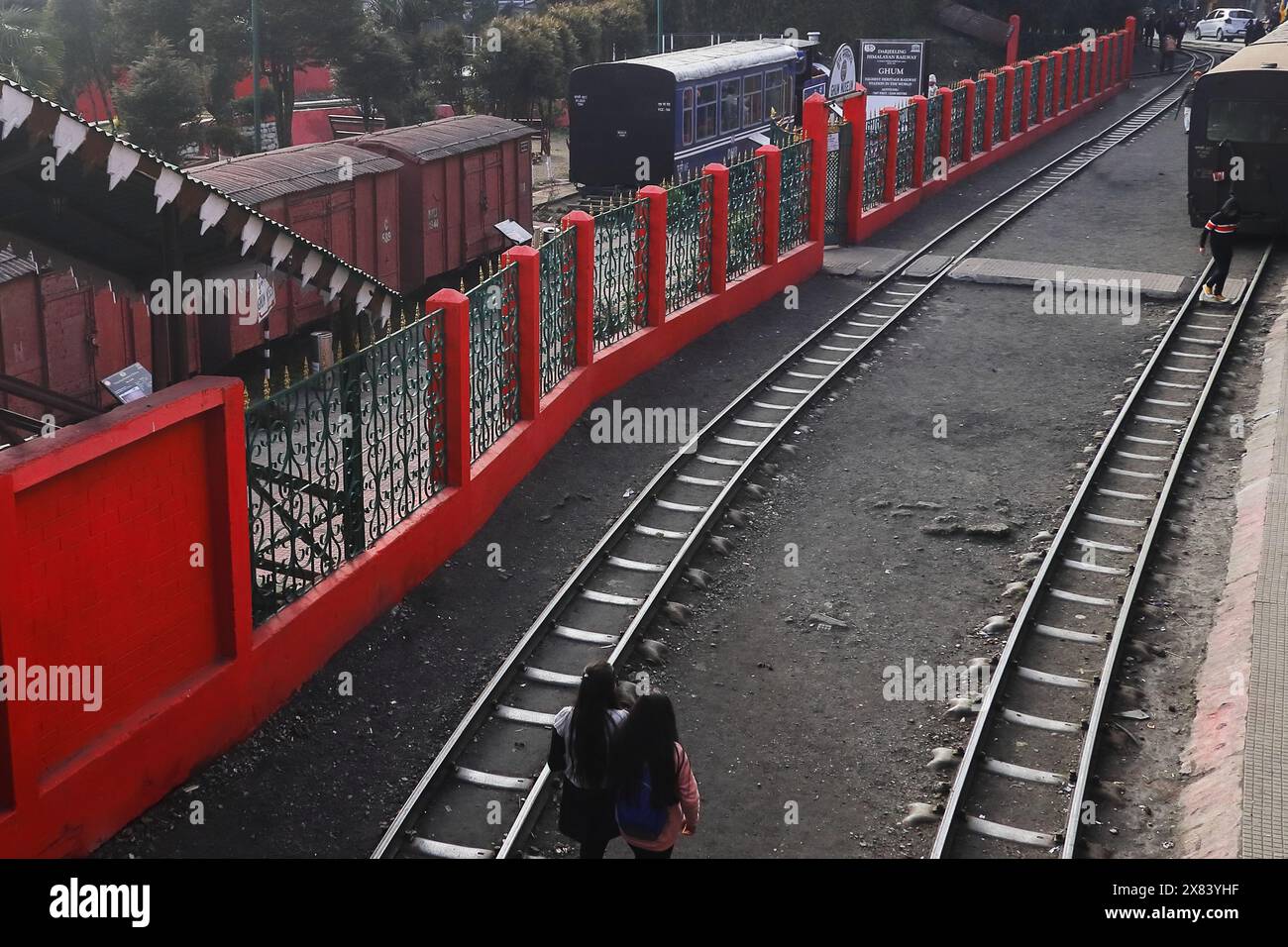 Darjeeling, West Bengal, India - 14th February 2022: Ghum railway ...