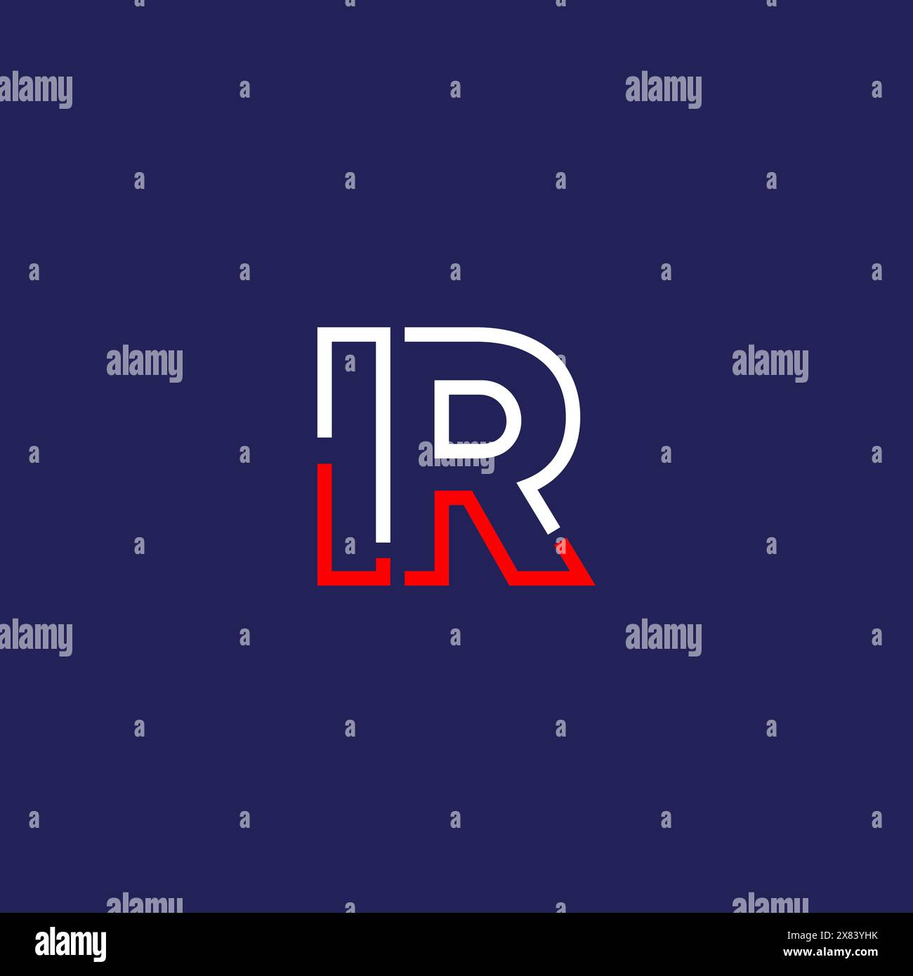 Ir logo design hi-res stock photography and images - Alamy