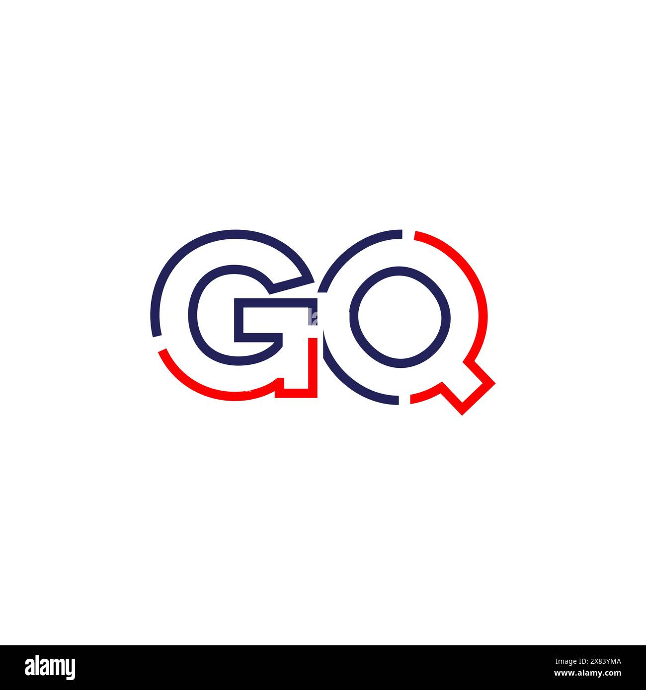 GQ tech logo concept design Stock Vector Image & Art - Alamy