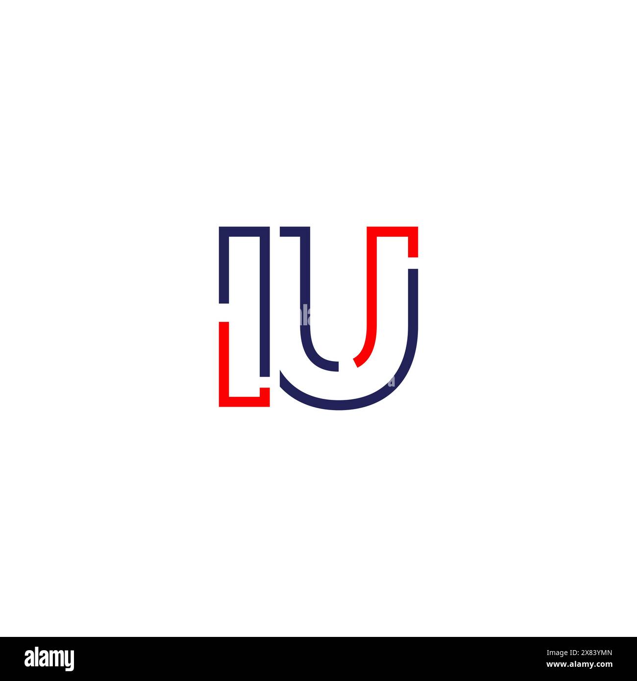 Iu logo design hi-res stock photography and images - Alamy