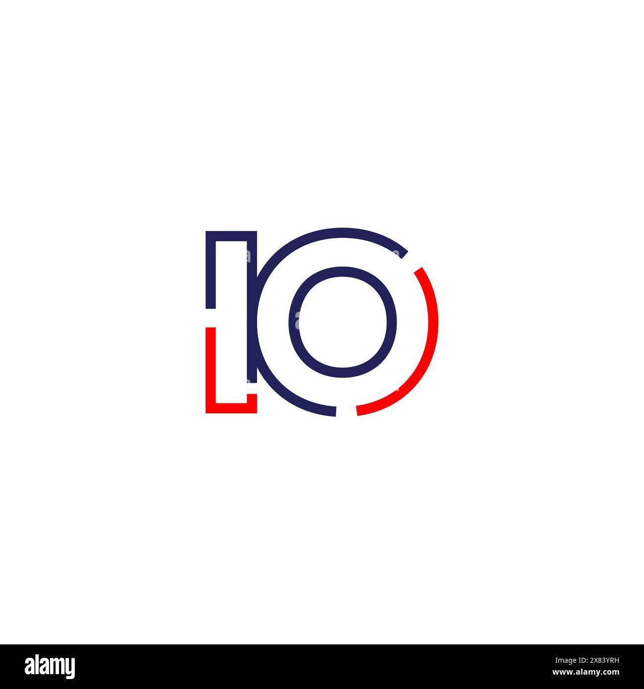 IO tech logo concept design Stock Vector Image & Art - Alamy