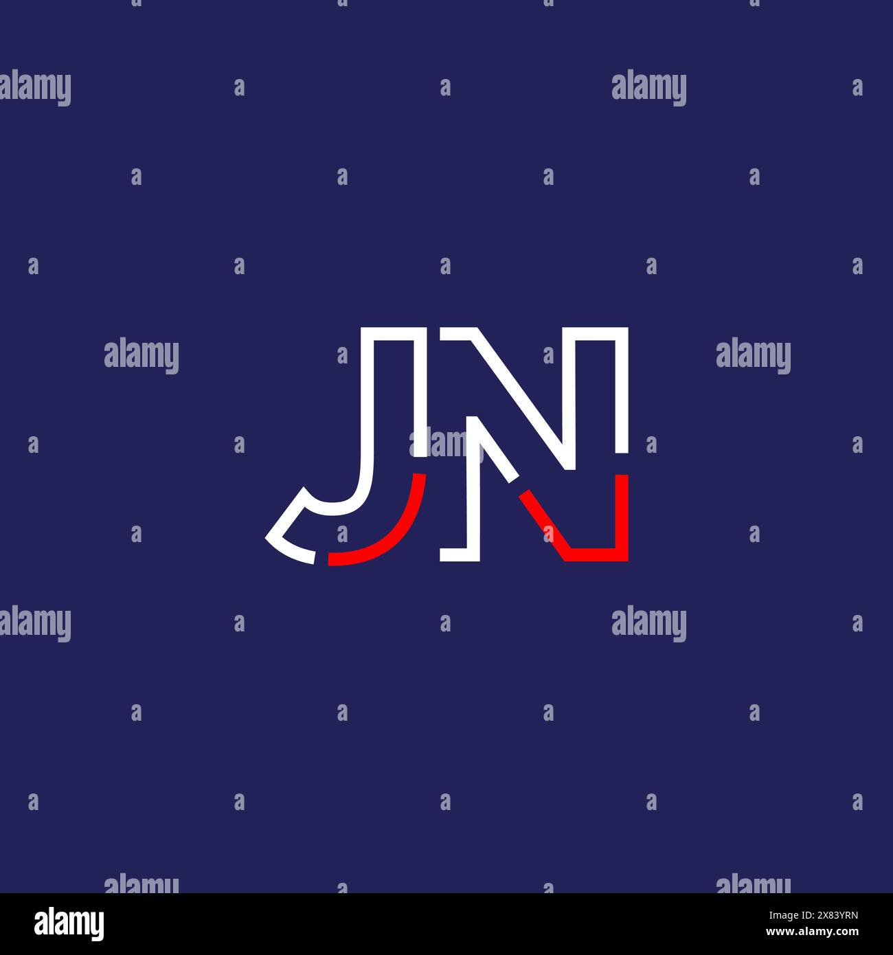 JN tech logo concept design Stock Vector Image & Art - Alamy