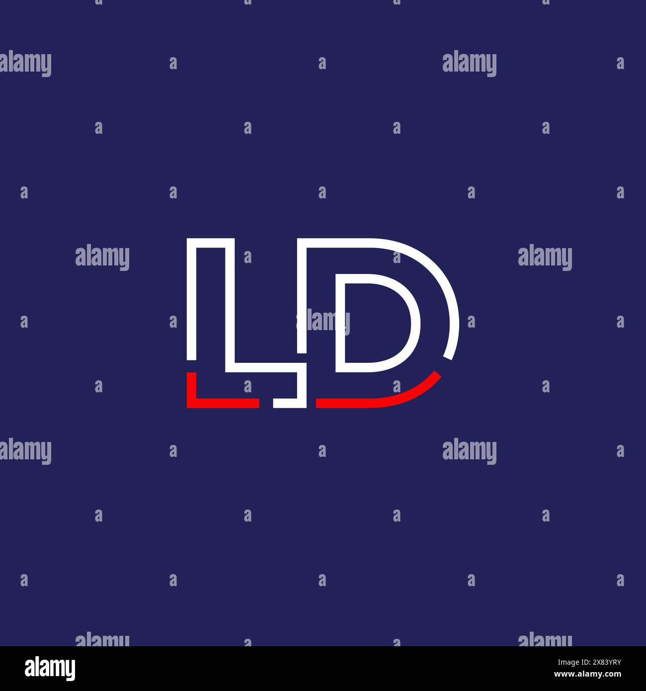 Ld logo design hi-res stock photography and images - Alamy
