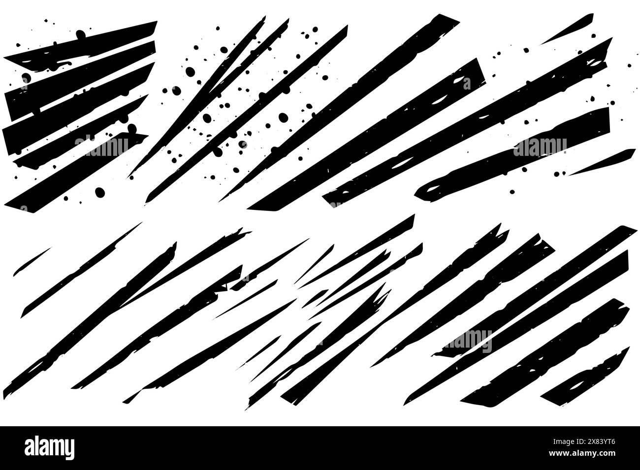 Vintage Hand-Drawn Line Elements: Vector Sketches and Patterns ...