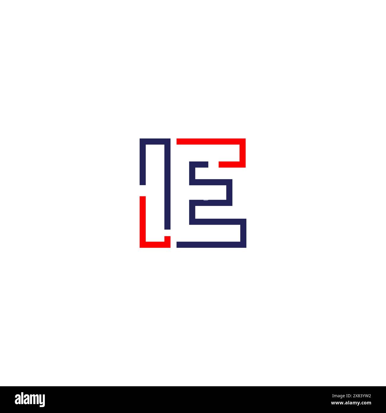 Ie logo design hi-res stock photography and images - Alamy