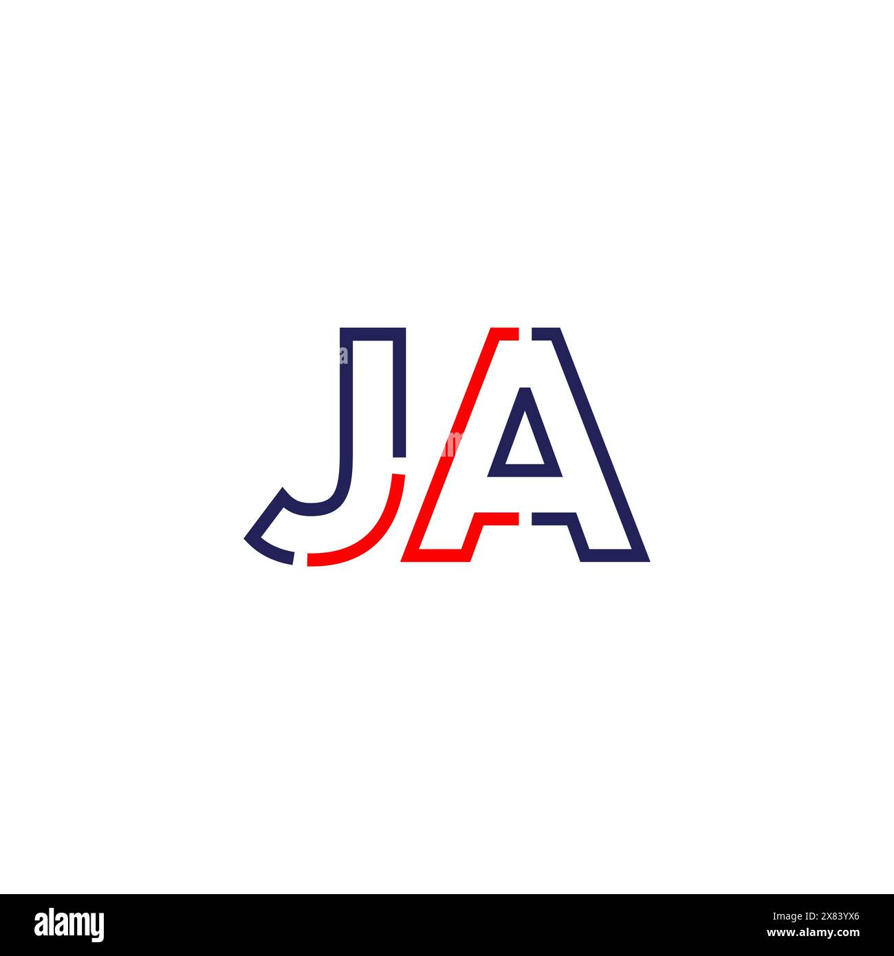 Ja logo design hi-res stock photography and images - Alamy
