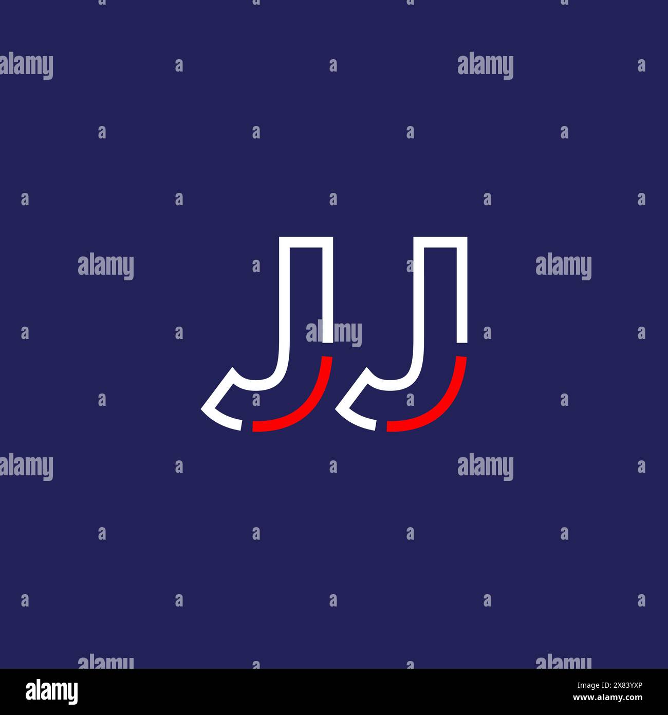 Jj logo design hi-res stock photography and images - Alamy