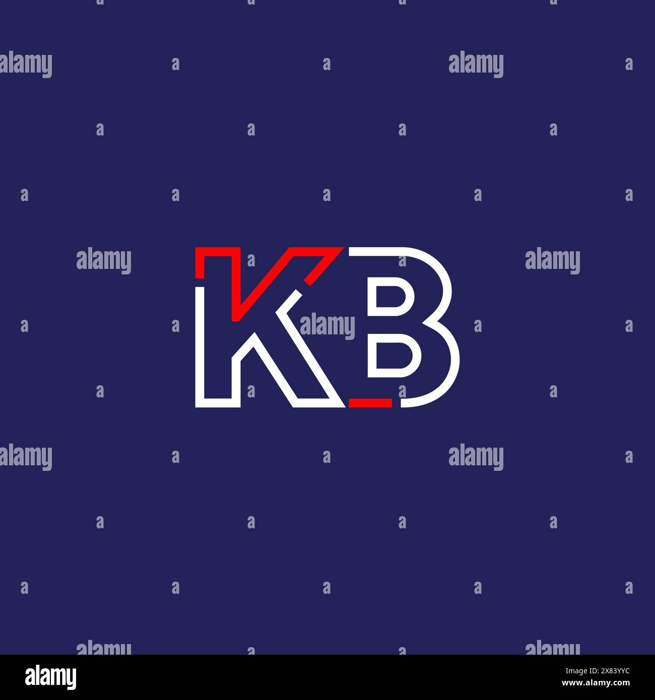 KB tech logo concept design Stock Vector Image & Art - Alamy