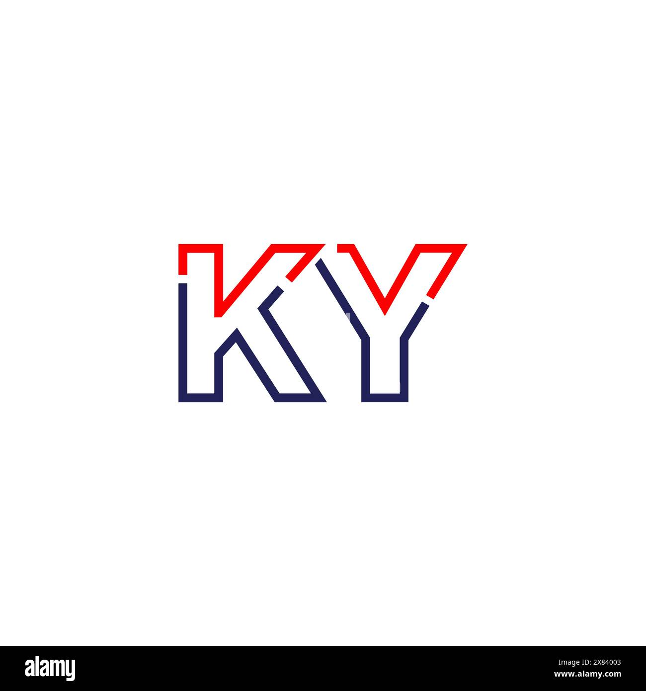 KY tech logo concept design Stock Vector Image & Art - Alamy