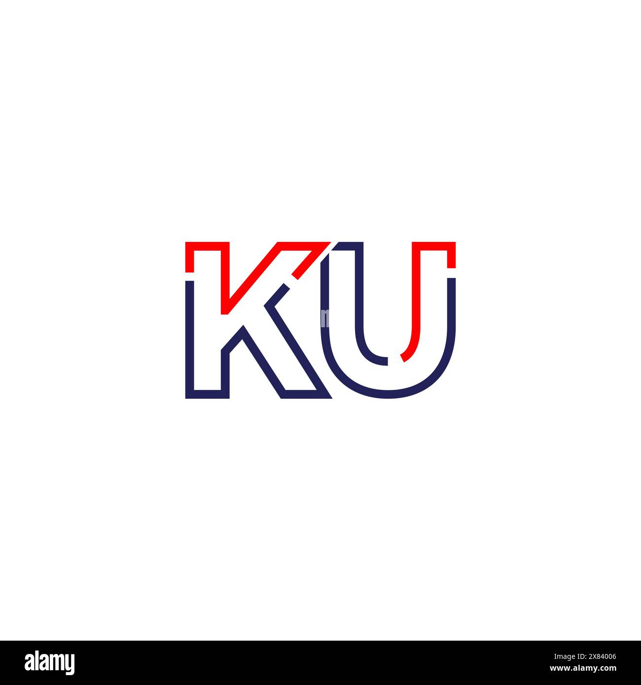 Ku logo design hi-res stock photography and images - Alamy