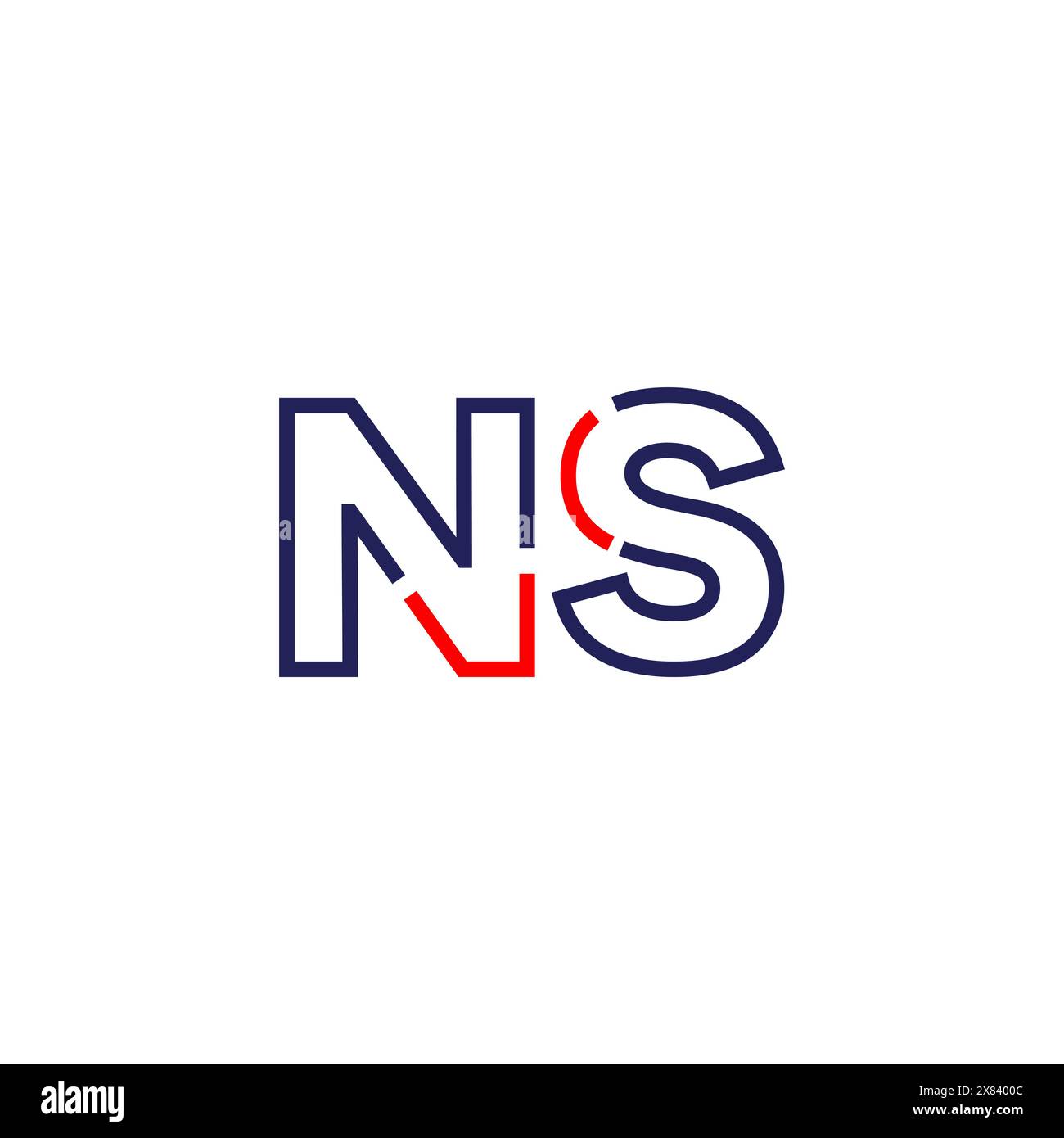 NS tech logo concept design Stock Vector Image & Art - Alamy