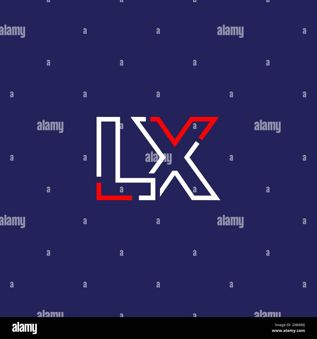 LX tech logo concept design Stock Vector Image & Art - Alamy