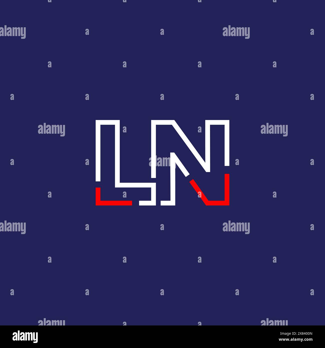 Ln tech logo hi-res stock photography and images - Alamy