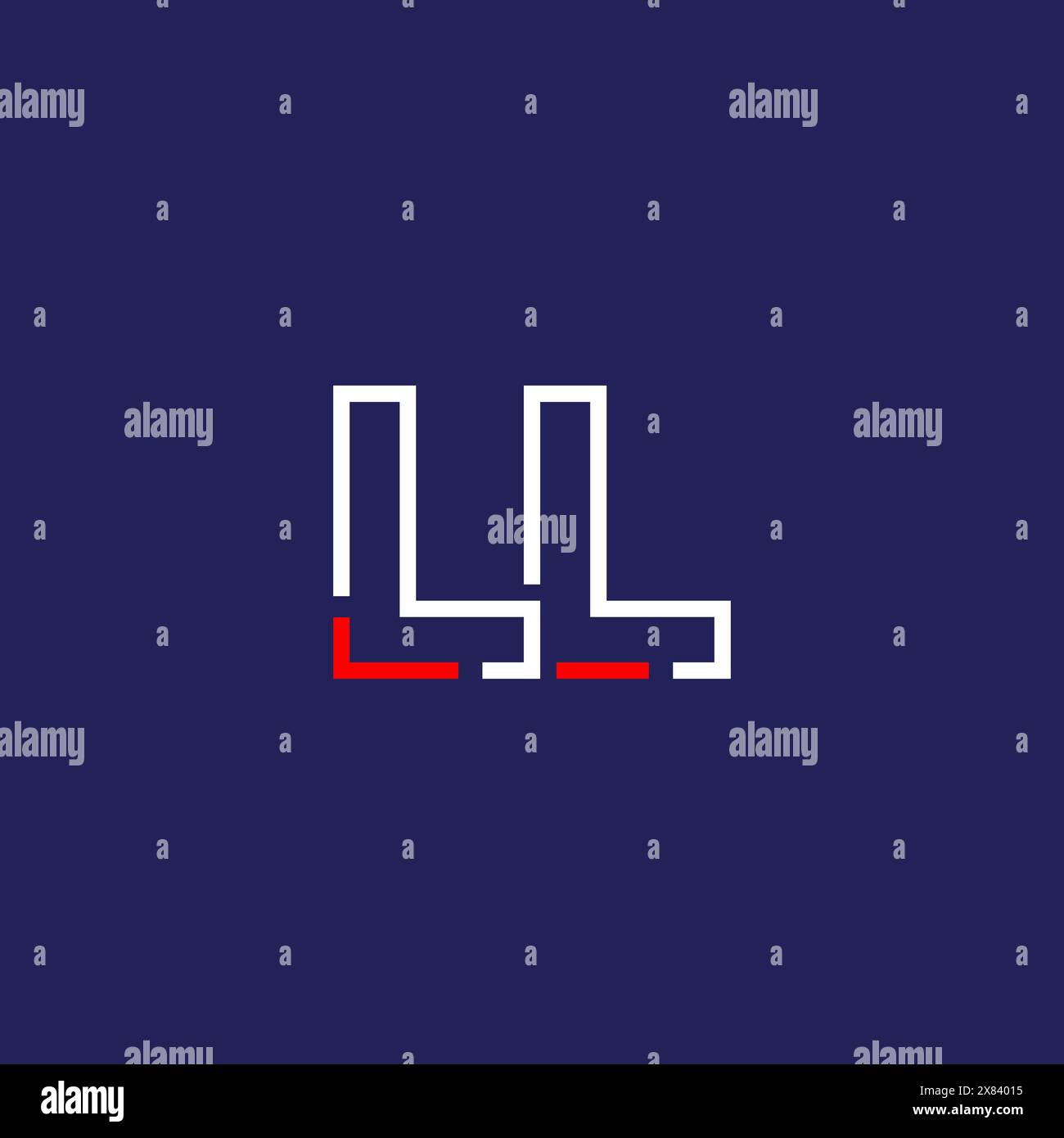 LL tech logo concept design Stock Vector Image & Art - Alamy