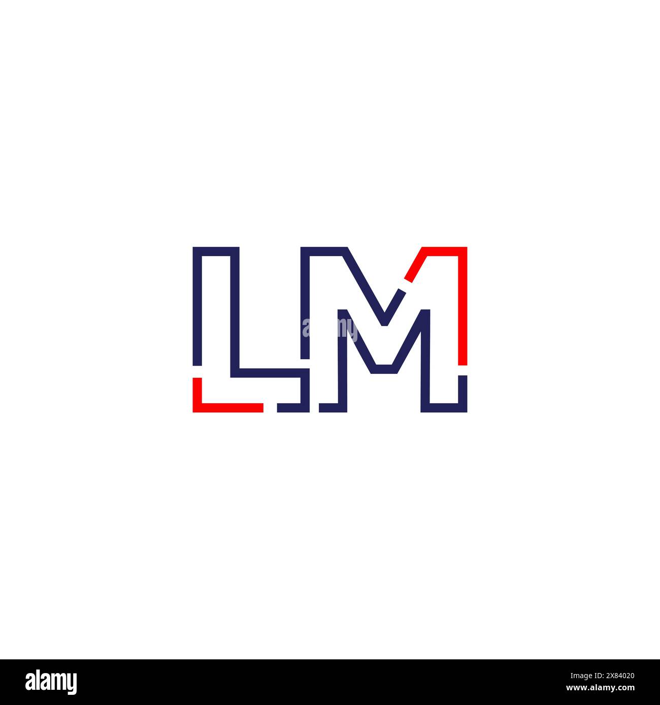 LM tech logo concept design Stock Vector Image & Art - Alamy