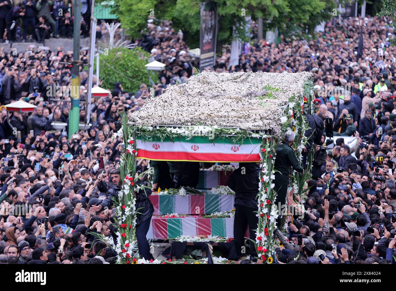 Beijing China 23rd May 2024 People Attend A Farewell Ceremony Held