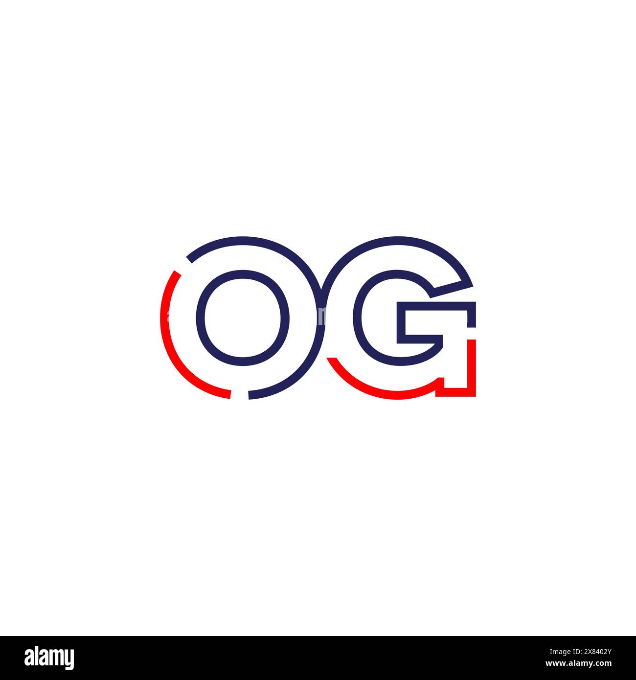 Og logo design hi-res stock photography and images - Alamy