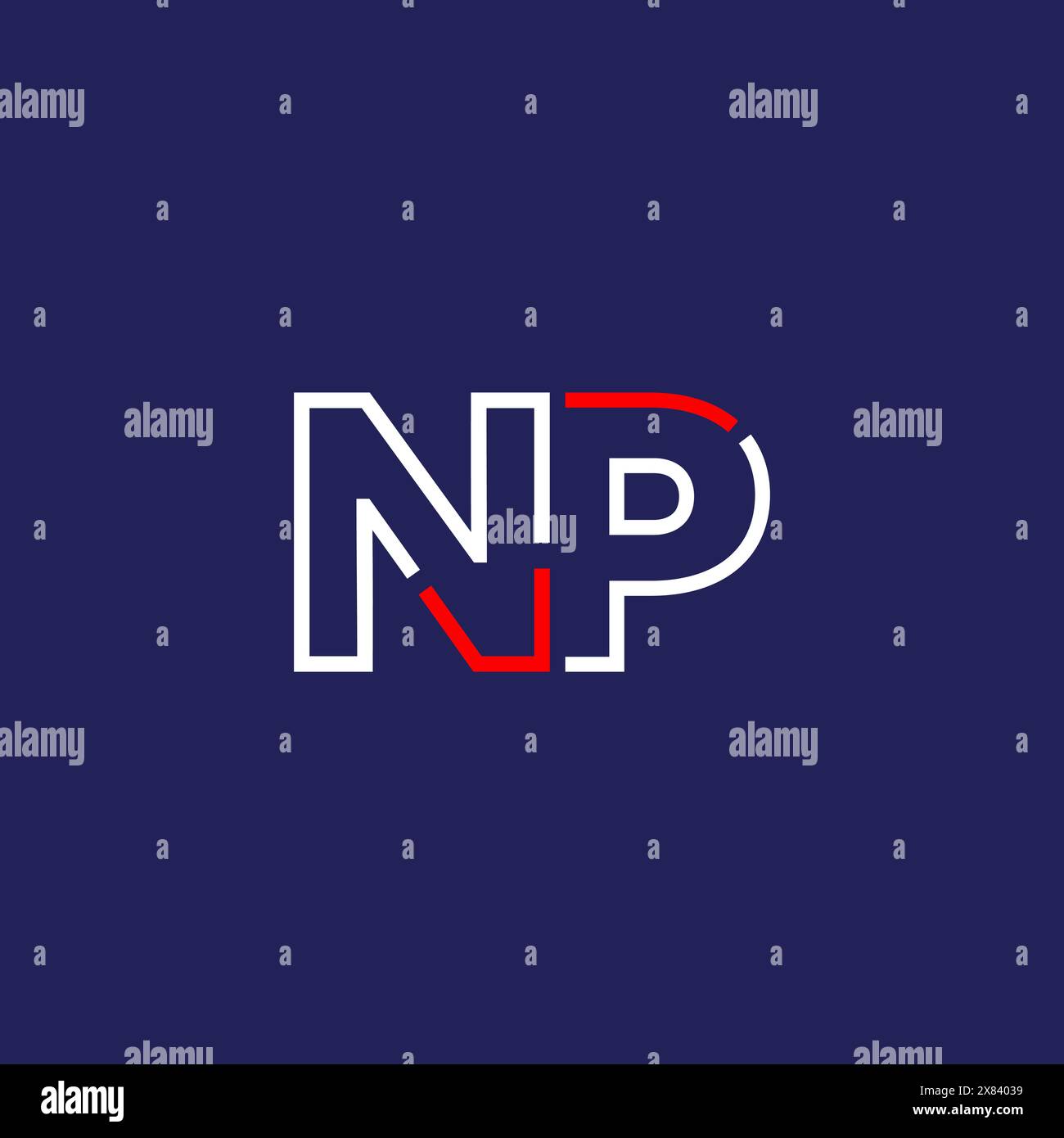 NP tech logo concept design Stock Vector Image & Art - Alamy