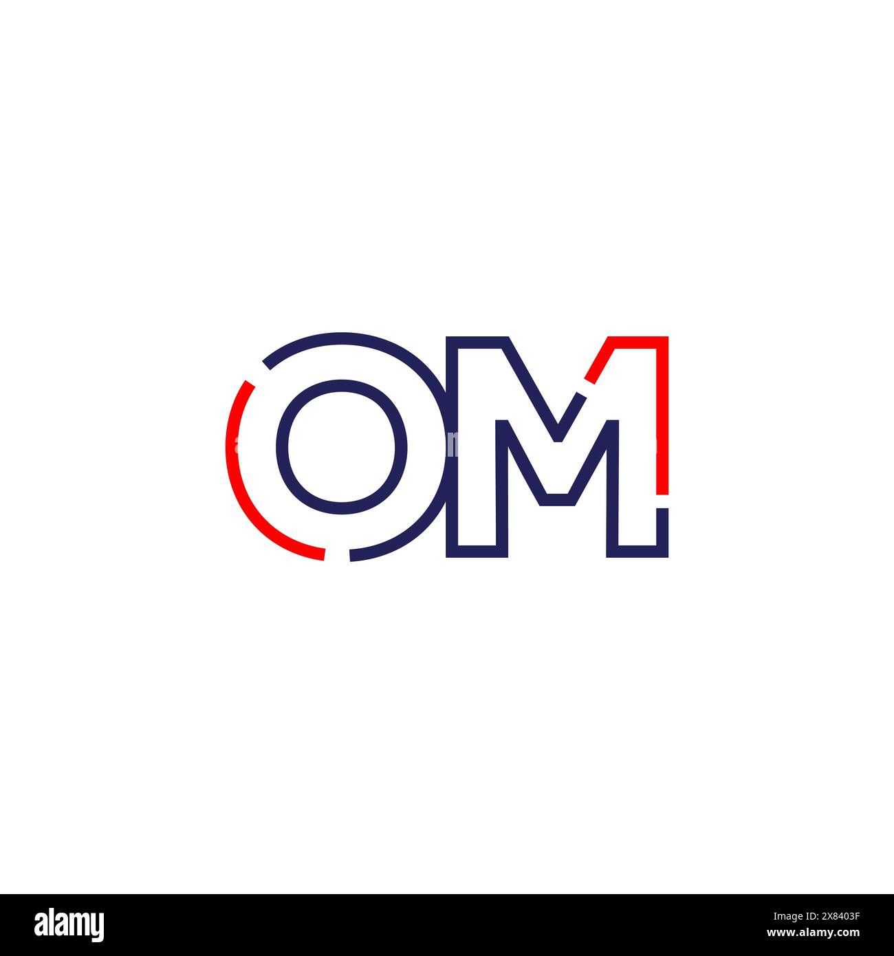 OM tech logo concept design Stock Vector Image & Art - Alamy