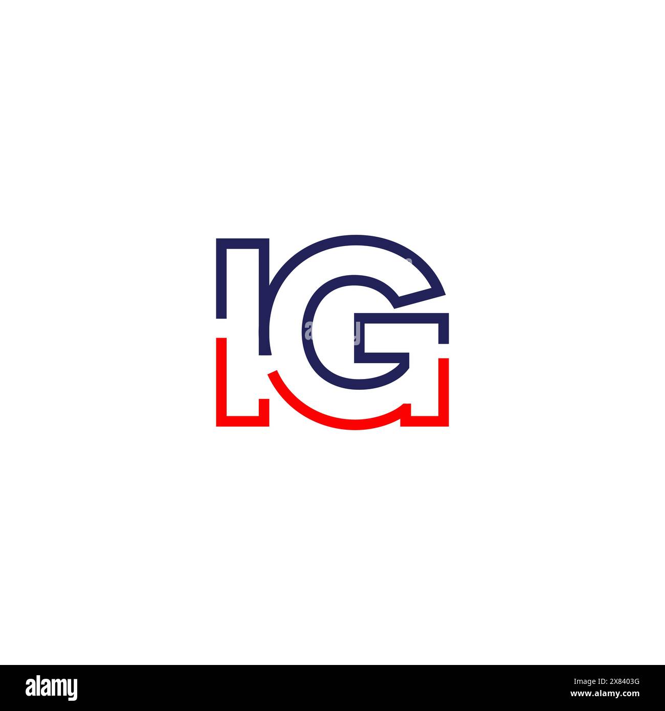 Ig logo design Cut Out Stock Images & Pictures - Alamy