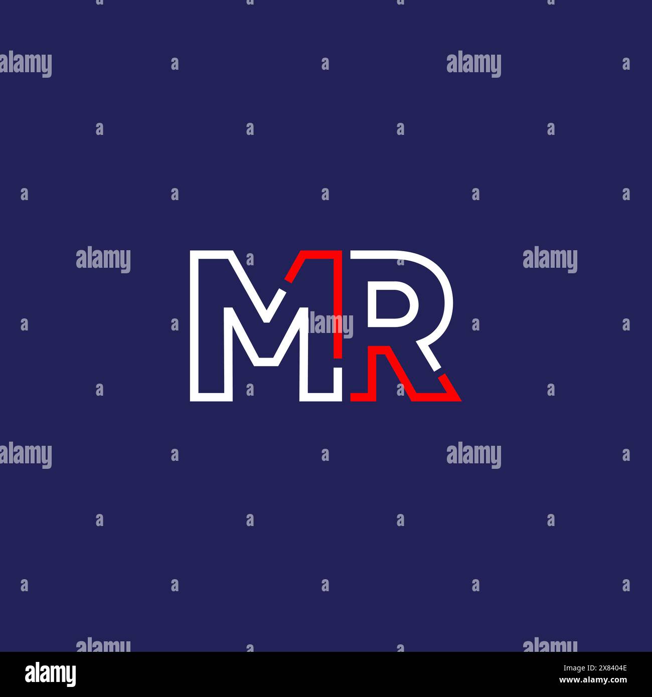 MR tech logo concept design Stock Vector Image & Art - Alamy