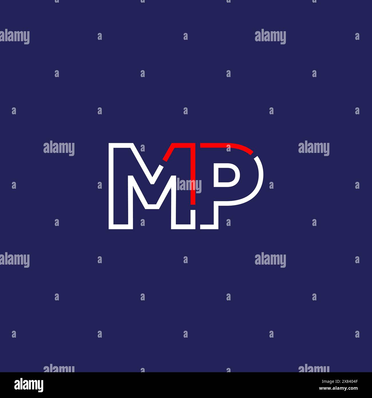 MP tech logo concept design Stock Vector Image & Art - Alamy