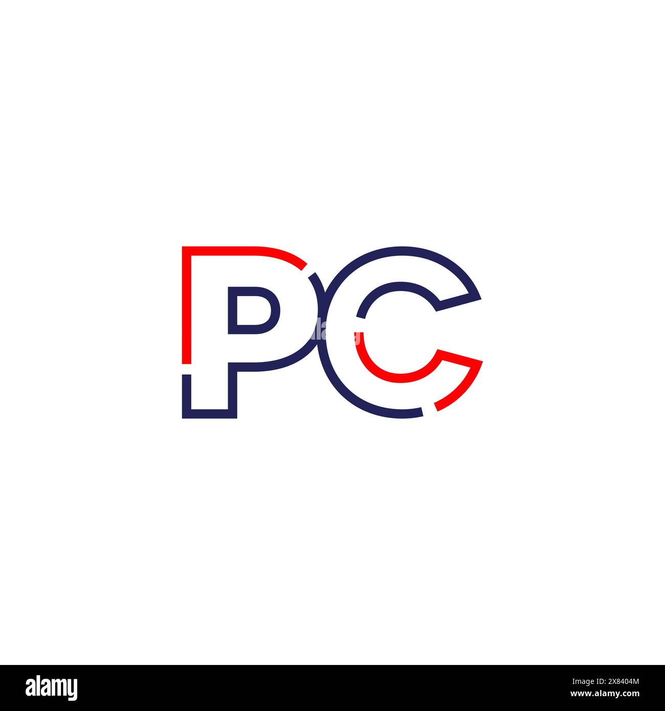 PC tech logo concept design Stock Vector Image & Art - Alamy