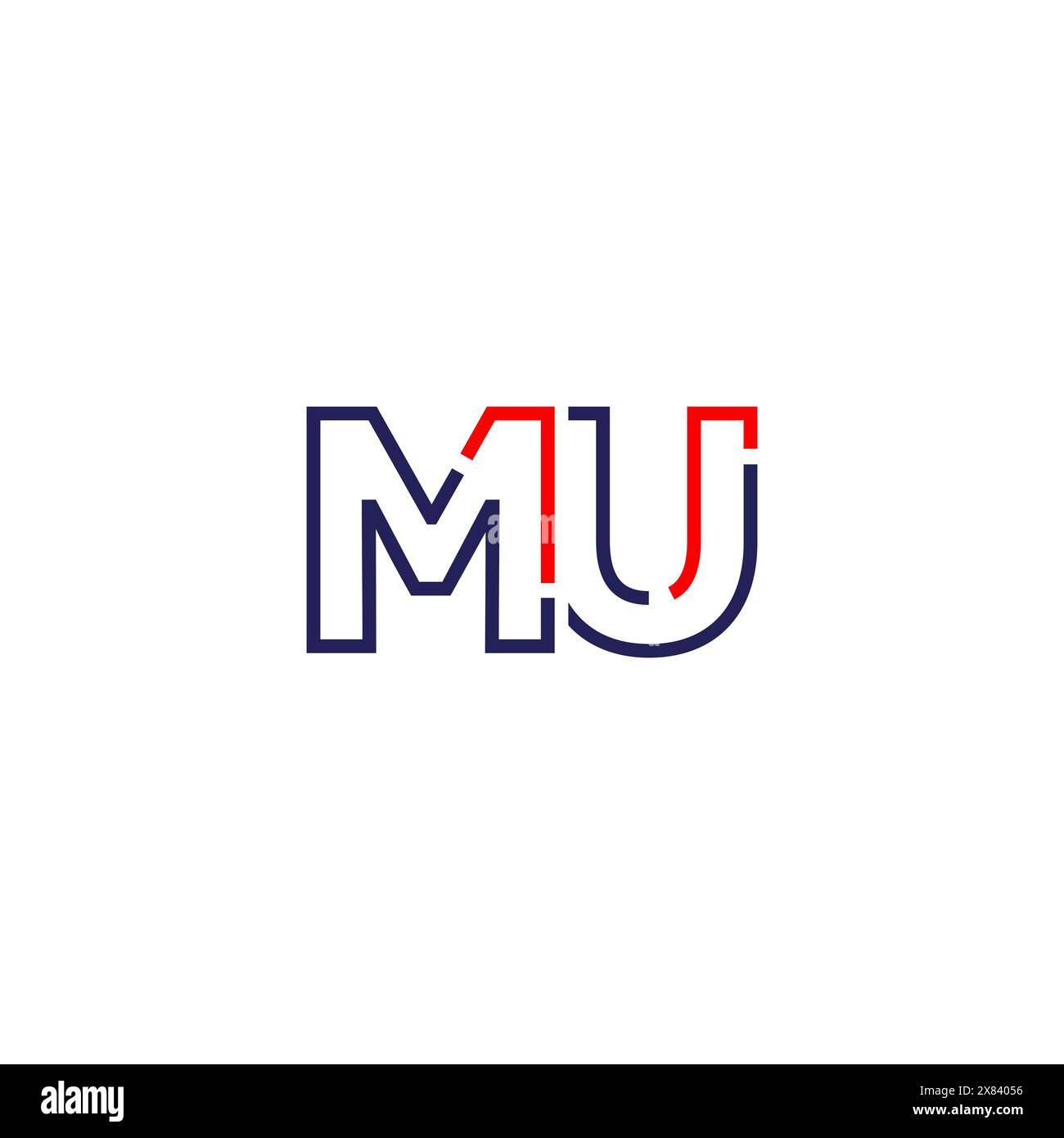MU tech logo concept design Stock Vector Image & Art - Alamy