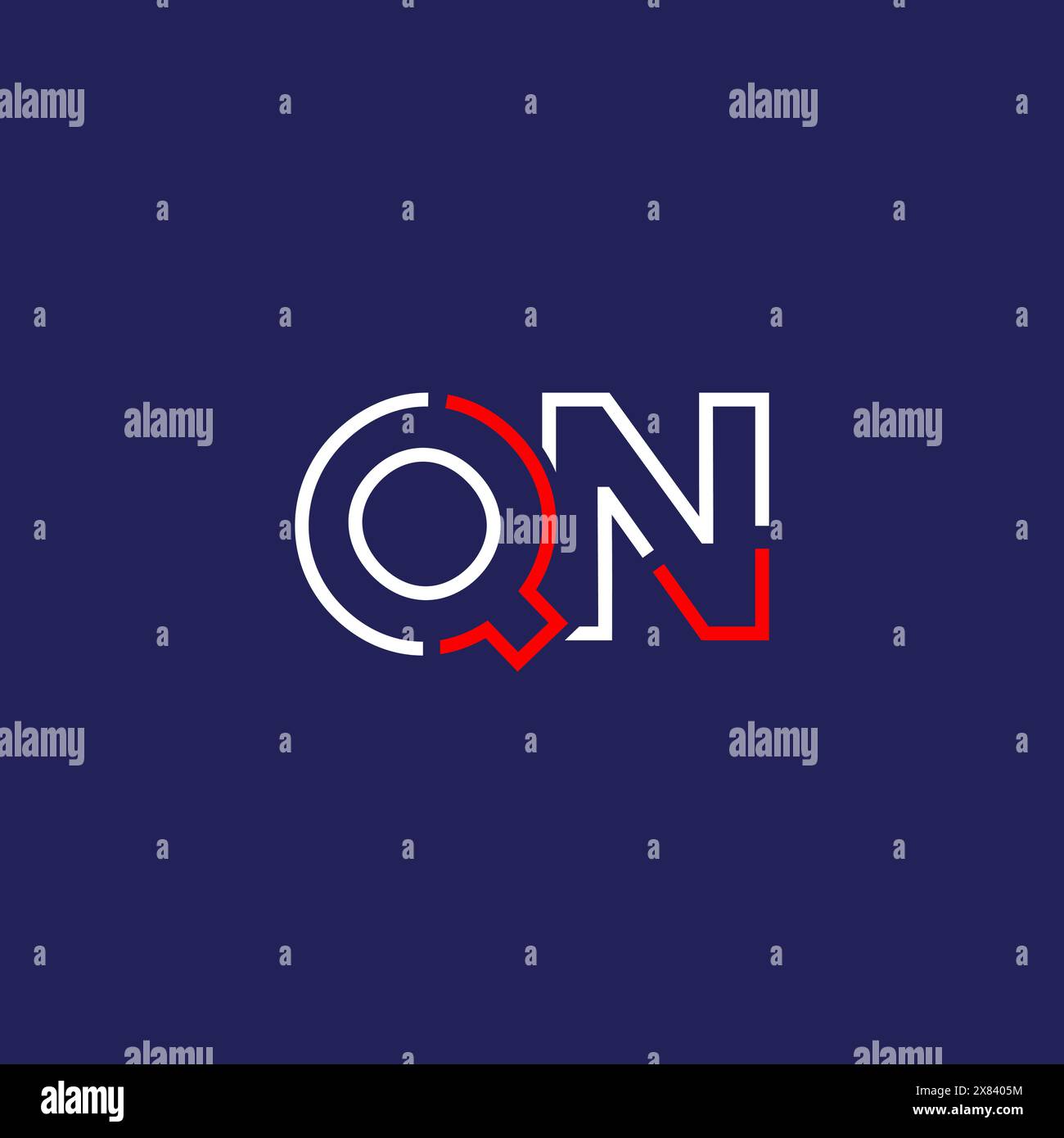 QN tech logo concept design Stock Vector Image & Art - Alamy