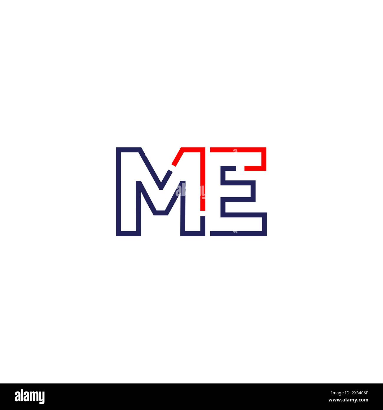 ME tech logo concept design Stock Vector Image & Art - Alamy