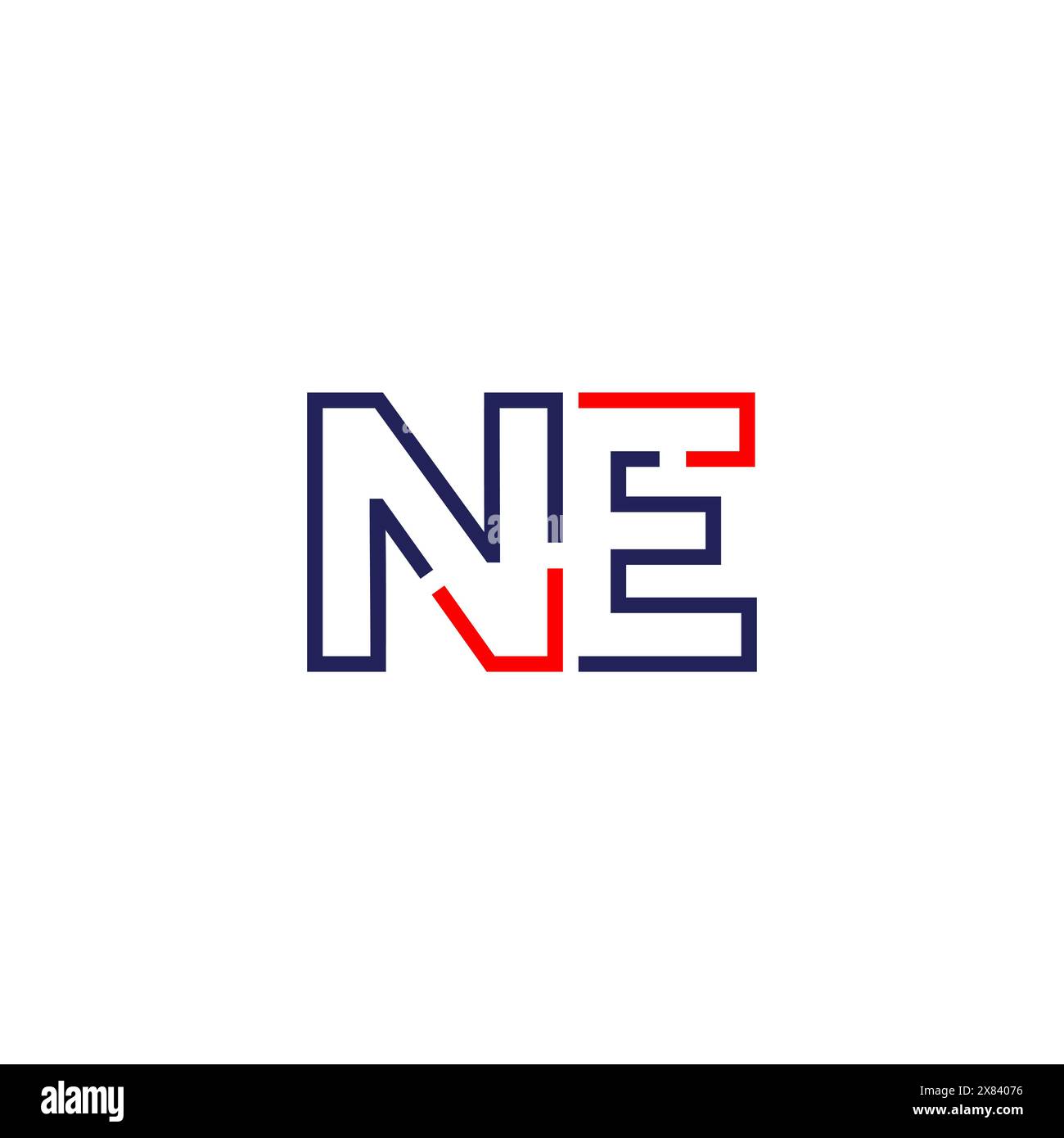 Ne logo design hi-res stock photography and images - Alamy