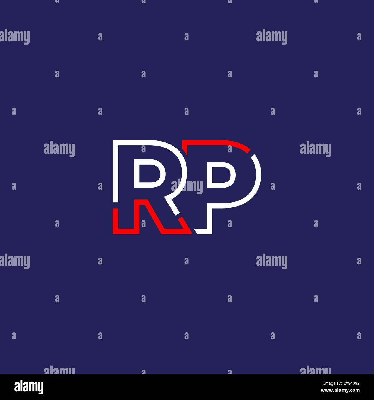 RP tech logo concept design Stock Vector Image & Art - Alamy