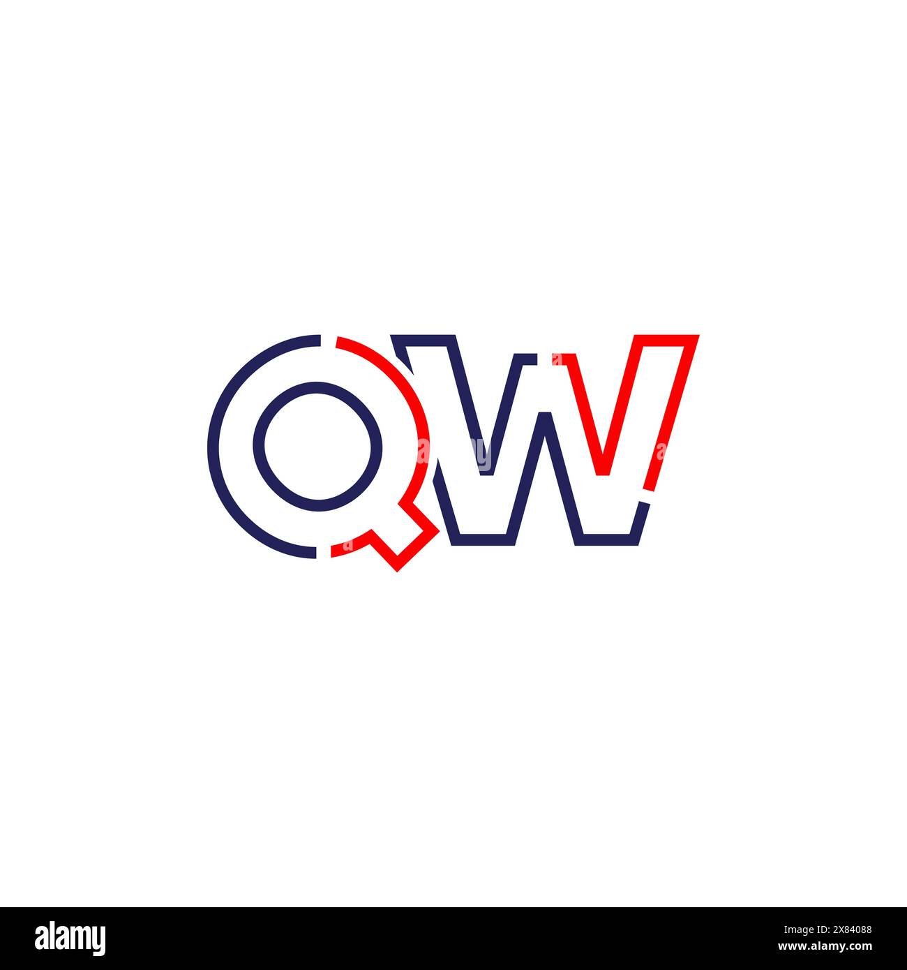 Qw design Stock Vector Images - Alamy