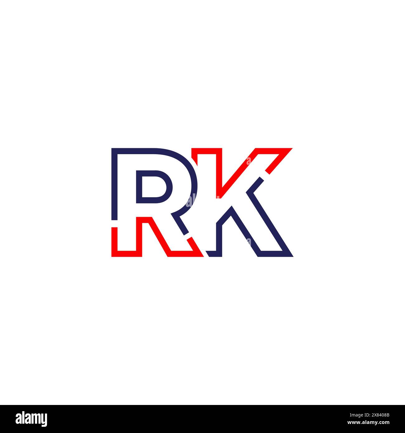 RK tech logo concept design Stock Vector Image & Art - Alamy