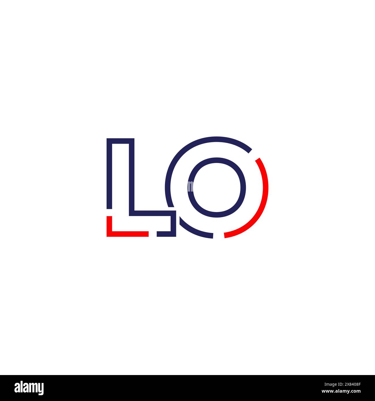 Lo logo design hi-res stock photography and images - Alamy