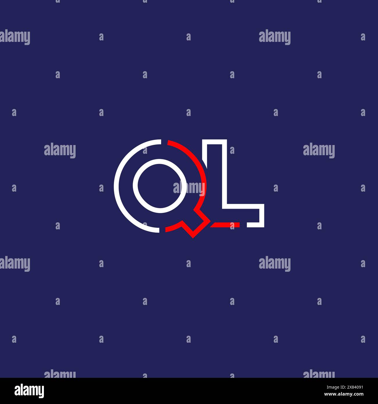 QL tech logo concept design Stock Vector Image & Art - Alamy