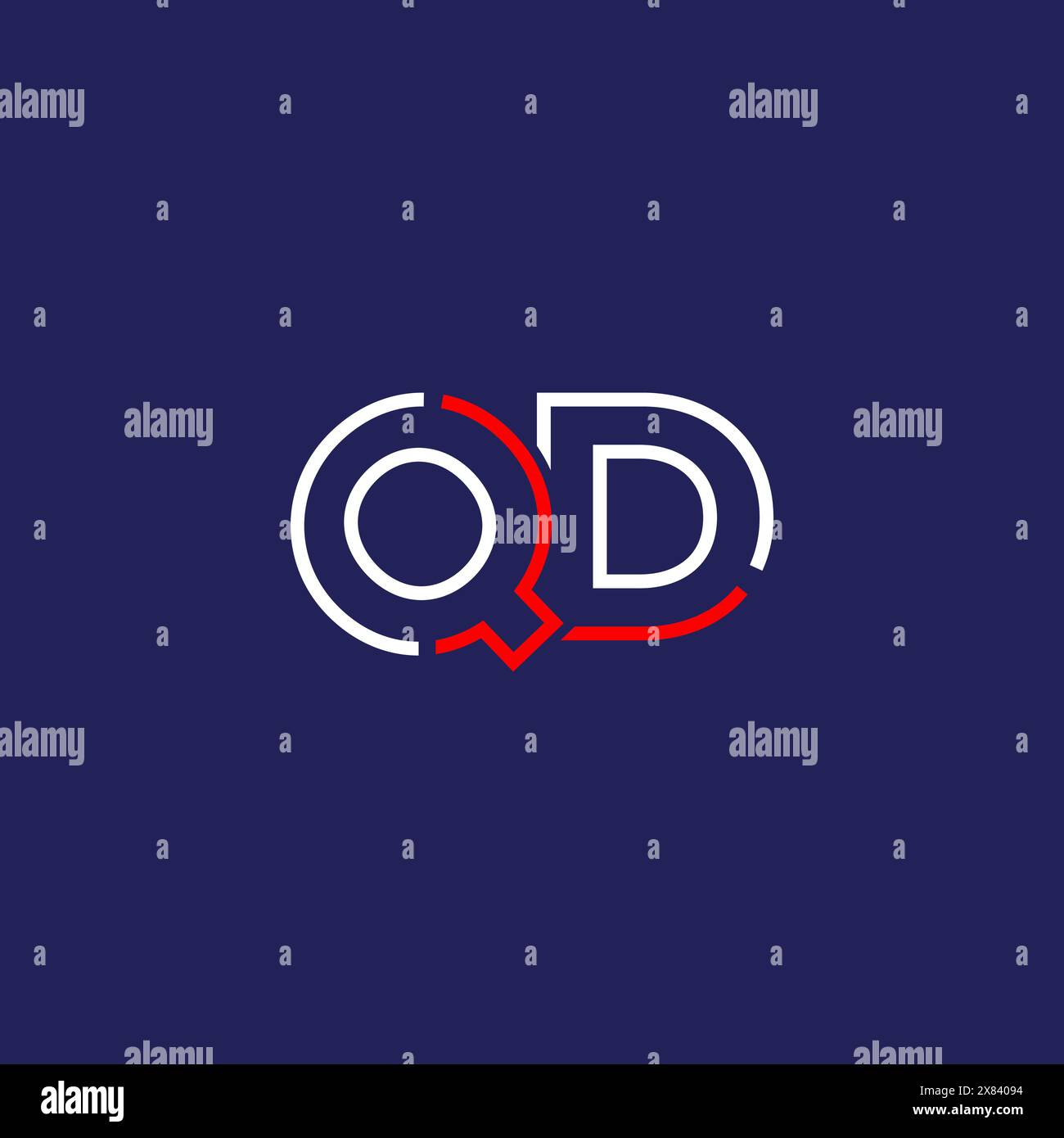 QD tech logo concept design Stock Vector Image & Art - Alamy