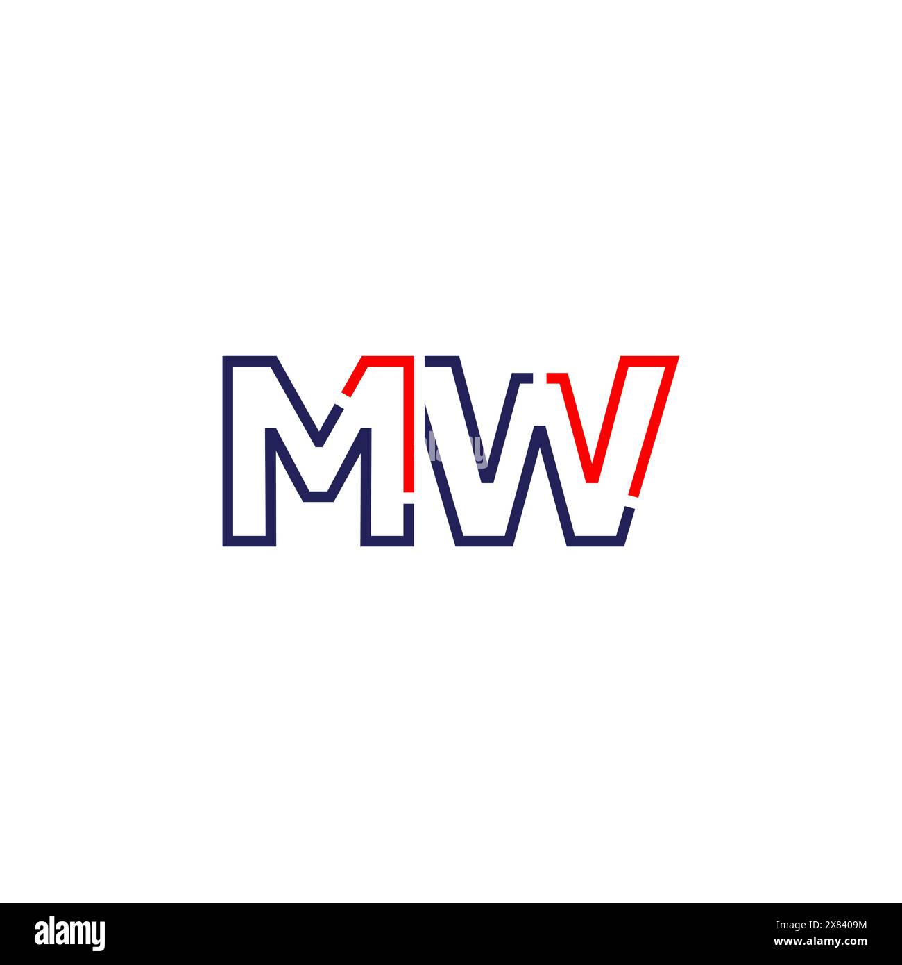 MW tech logo concept design Stock Vector Image & Art - Alamy
