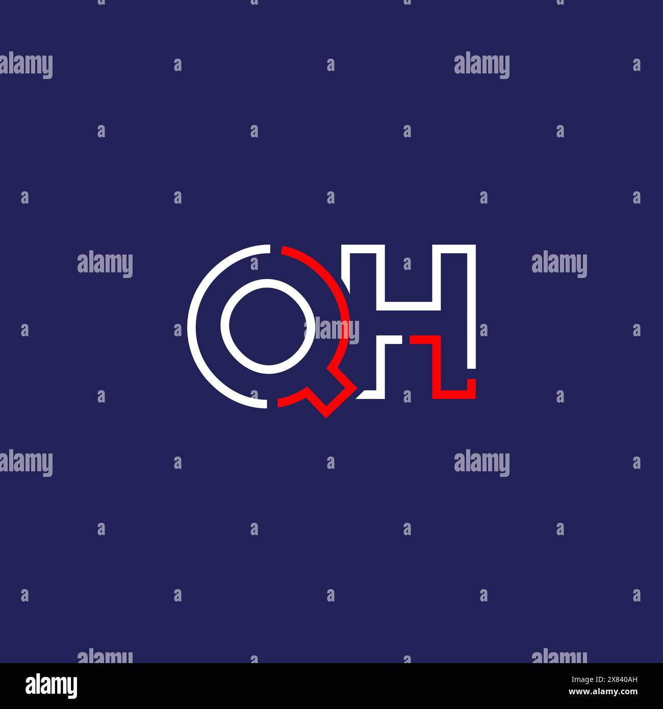 Qh tech logo hi-res stock photography and images - Alamy