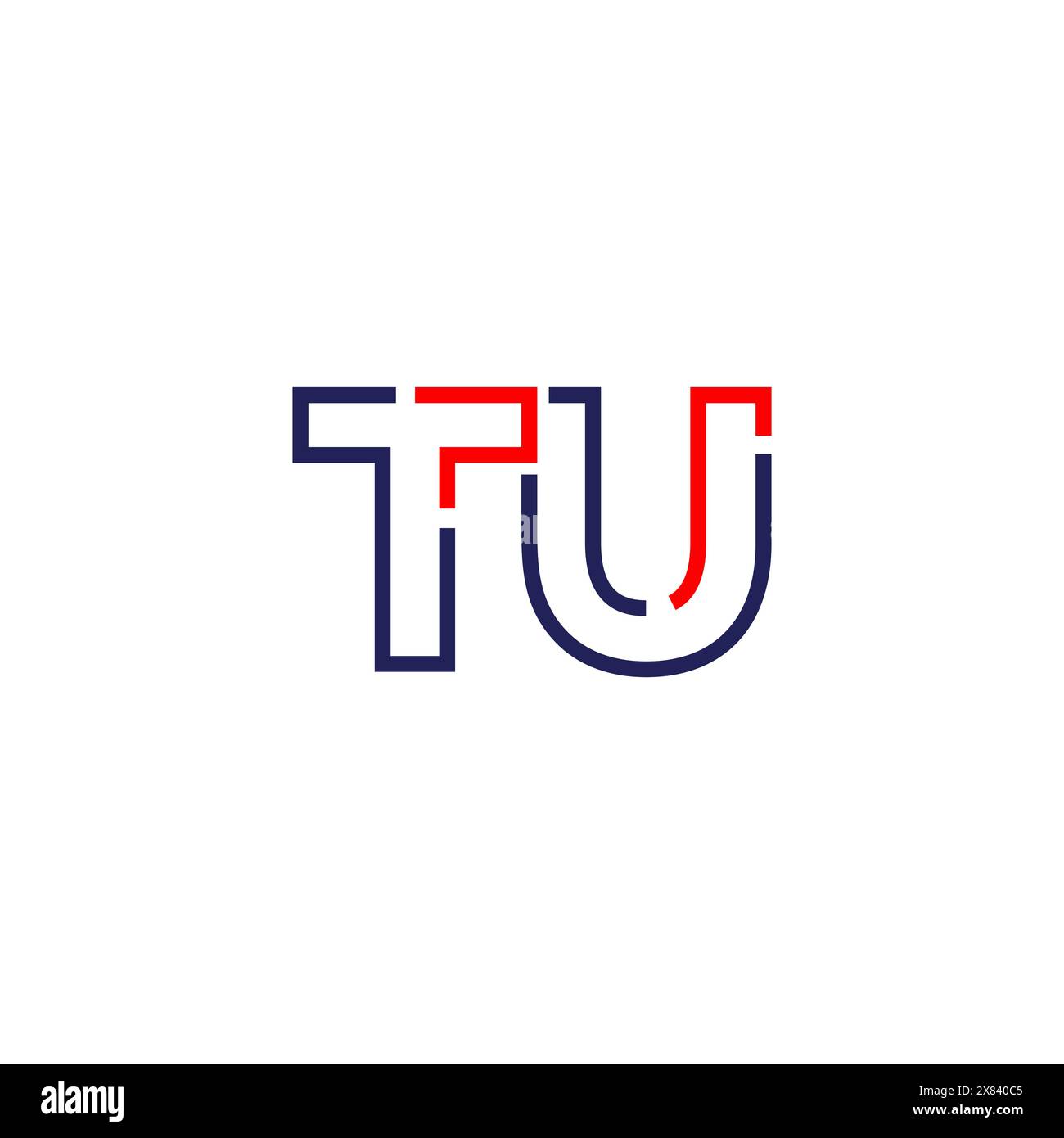 Tu logo design hi-res stock photography and images - Alamy